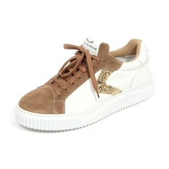 Voile Blanche Femme, Chaussures, Brun, Taille: 41 EU Lipari Chaussure en Cuir/Daim Dove/White