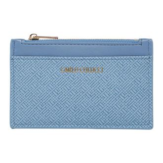 Carlo Colucci Kartenetui in Bastoptik di Bello - - Accessories - unisex - Blau - ONE SIZE
