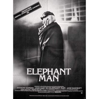 Fabulous Plakat Alte Französisch-Film-Plakat The Elephant Man Retro Vintage Film Kino 42x64cm