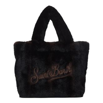 MC2 Saint Barth Weiche Kunstfell-Tragetasche - - Bags - Damen - Braun - ONE SIZE