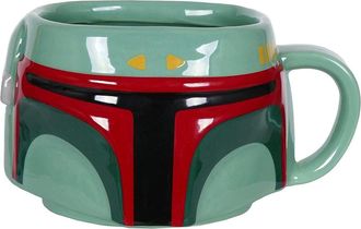Star Wars Funko 7799 Star Wars POP Home Boba Fett Mug, Ceramic, Green, 14 x 9.5 x 13.3 cm