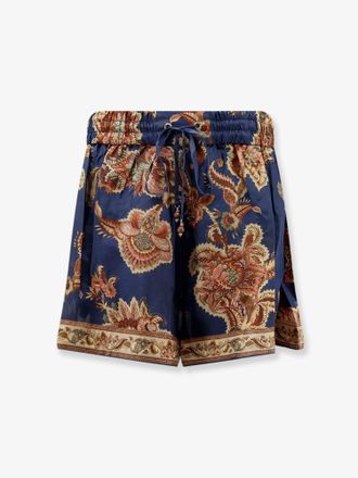 Zimmermann Aster Relaxed Silk Bermuda Shorts - ZIMMERMANN - gender_Woman