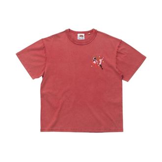 Carne Bollente Femme, Tops, Rouge, Taille: 36 FR Boxyfit Short Sleeve T-shirt