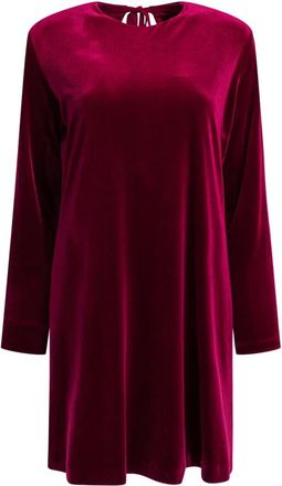 Semper Femme, Robes, Rouge, Taille: 38 FR Robe Courte en Velours