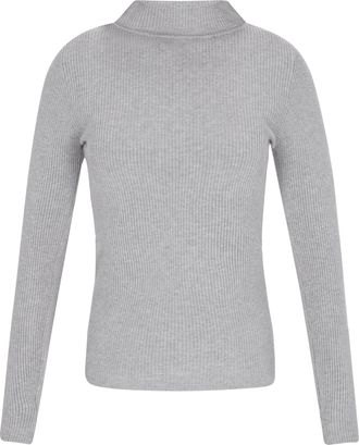 Mymo Pullover Frauen HellGrauMelange