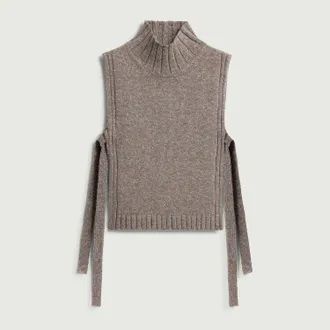 SOEUR PULL OR BEIGE/GRIS