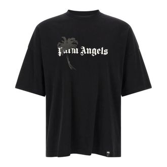 Palm Angels Palm Drift Loose T-Shirt - - Tops - Herren - Schwarzk - L