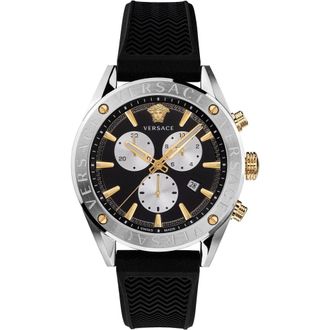 Versace Homme, Accessoires, Noir, Taille: ONE Size Montre pour homme V-Chrono Chronographe Vehb001 19