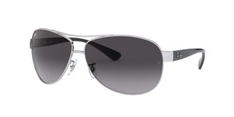 Ray-Ban Herren Rb 3386 Sonnenbrille, Silber (Gestell: Silber Glas: Grau Verlauf 003/8g), X-Large (Herstellergr&ouml;&szlig;e: 67) EU