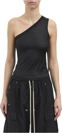 Rick Owens Femme, Tops, Noir, Taille: 36 FR Top Monospalla