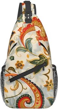 Generic Sacoche Port&eacute; &eacute;paule Motif Art Pai-Sley Durable Sacs Poitrine Antivol Cross Body pour Homme Cyclisme Femme
