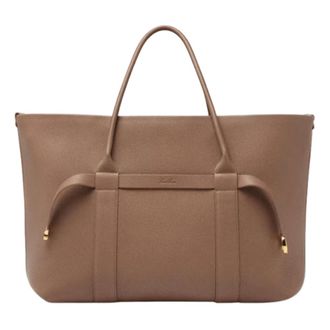 Loro Piana Ghiera Shopper Large - - Bags - Damen - Braun - ONE SIZE