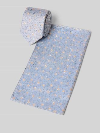 Roy Robson Krawatte im Set mit Einstecktuch