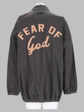 Fear of God Cotton Windbreaker Jacket - Gray