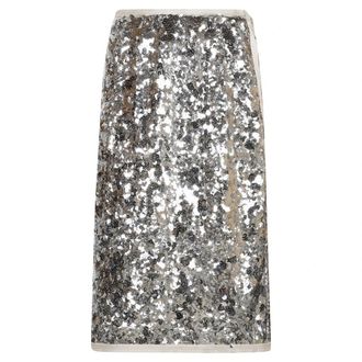 Prada Midi-Rock - - Skirts - Damen - Grau - M