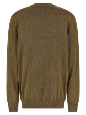 Etro Silk Paisley Insert Cardigan - Olive