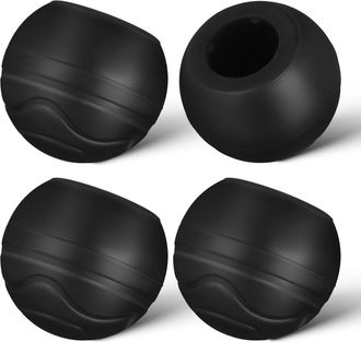 SOLUSTRE 4 St&uuml;ck Stuhlbeinschoner aus Strapazierf&auml;higem Silikon M&ouml;belgleiter Ger&auml;uschd&auml;mpfend Passend f&uuml;r Verschiedene Stuhlbeine Schutz f&uuml;r Holzb&ouml;den und Flie