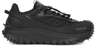 Moncler Womens Trainers With High Sole Black Polyurethane Sneaker
