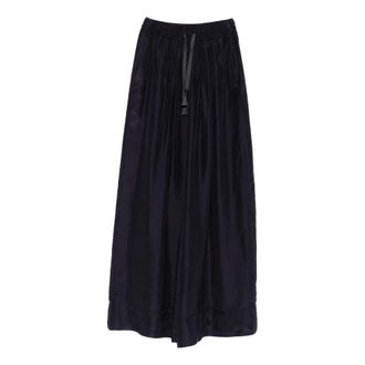 Forte_Forte Damen, Hosen, Schwarzk, LGr&ouml;&szlig;e