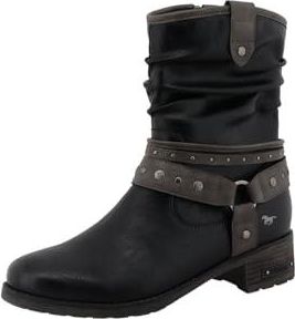 Mustang Jeans Bottines Femme 15M0062003, Pointure:40 EU, La Couleur:Noir