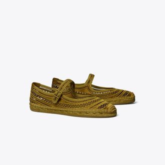 Tory Burch Open Weave Mary-Jane-Espadrille