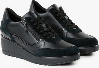 Geox Baskets bi-mati&egrave;re compens&eacute;es