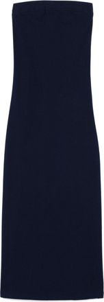Norma Kamali Kleid mit seitlichem Schlitz - Blau