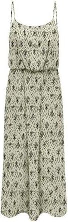 Only Onlnova Life Vis Strap Maxi Dress AOP Robe Bretelles, Rifle Green, 36 Femmes