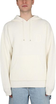 Dr&ocirc;le de Monsieur Hooded Cotton Sweatshirt - Beige