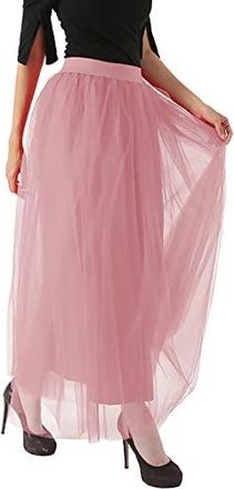 Generic Tulle courte en tulle pour femme - Jupe crayon - Coupe trap&egrave;ze - Jupe crayon stretch, a, M