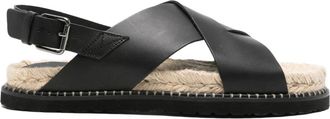 Castaner Homme, Chaussures, Noir, Taille: 45 EU Tiago Leather Sandales