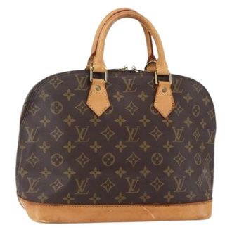 Louis Vuitton Sac &agrave; main vintage en toile Pre-owned - Femme - Pre-owned - Brun - Taille: ONE Size