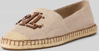 Lauren Ralph Lauren Espadrilles mit Logo Applikation Modell CAMERYN