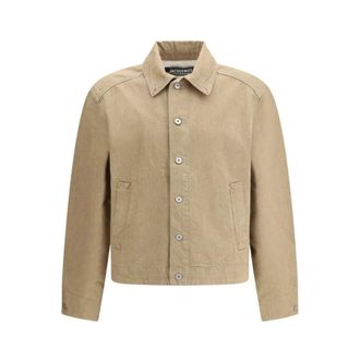 Jacquemus Homme, Vestes, Beige, Taille: M Canevas de-N&icirc;mes Denim Jacket