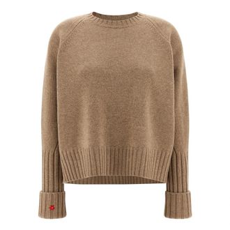 Tory Burch Merinowollpullover - - Knitwear - Damen - Beige - XS