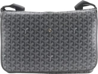 Goyard Sac bandouli&egrave;re Capesien MM PVC Pre-owned - Homme - Pre-owned - Gris - Taille: ONE Size