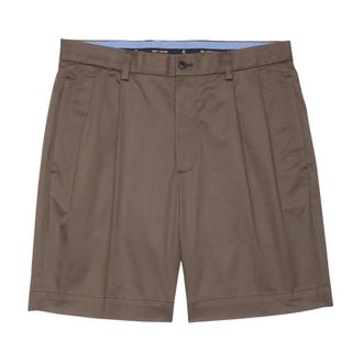 Brooks Brothers Stretch-Shorts mit Bundfalten - - Shorts - Herren - Grau - W34