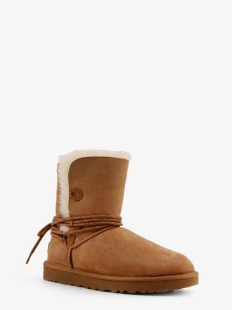 UGG Womens Suede Ankle Boots Brown