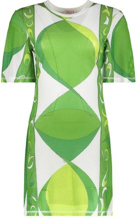 Pucci Femme, Robes, Vert, Taille: 38 FR Robe Courte d&Eacute;t&eacute;