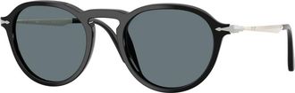 Persol unisex, Accessories, Schwarzk, 51 MMGröße