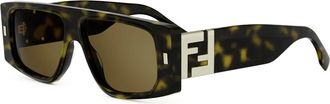 Fendi FF Squared Sonnenbrille - - Accessories - unisex - Mehrfarbig - 56 MM