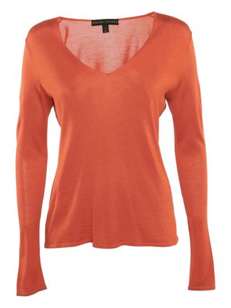 Ralph Lauren pull en maille fine (2024) - Orange
