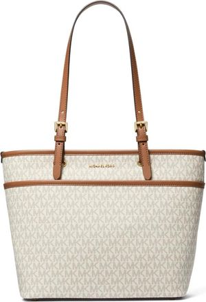 Michael Kors Femme, Sacs, Beige, Taille: ONE Size Winston Medium Signature Logo Pocket Tote Bag