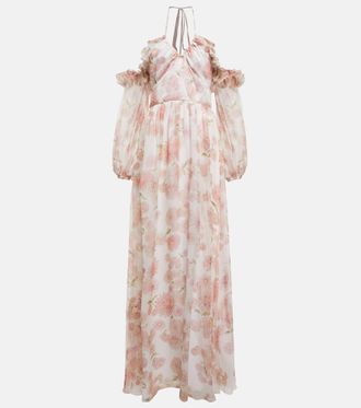 Giambattista Valli Off-Shoulder-Robe aus Seide