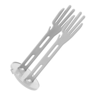 PartyKindom Handschuhhalter K&uuml;chen Trockenst&auml;nder mit Abflussboden Kompakt und Platzsparend Vielseitiger Handschuh Geschirrtuchhalter Leicht zu Reinigen Modernes 