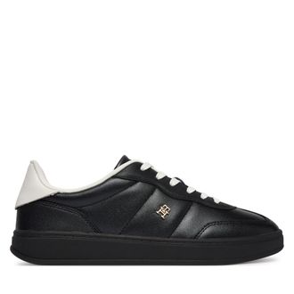 Tommy Hilfiger Sneakers Tommy Hilfiger Th Heritage Shiny Sneaker FW0FW09179 Schwarz