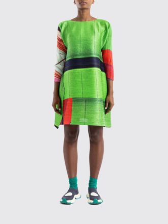 Pleats Please Issey Miyake Robe Femme couleur Rouge