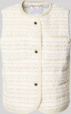 Rich & Royal Weste mit Rundhalsausschnitt