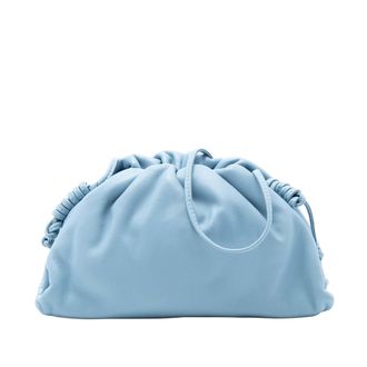 Bottega Veneta Blue Lambskin The Mini Pouch Crossbody