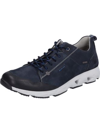 Josef Seibel Herren Low-Top Sneaker Noah 54,Weite G (Normal),Wechselfu&szlig;bett,wasserdicht,Strassenschuhe,Sportschuhe,Blau (Ocean-Kombi),41 EU